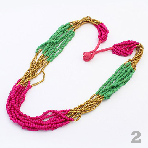 Small Beads Necklace In 5 Colors on Luulla